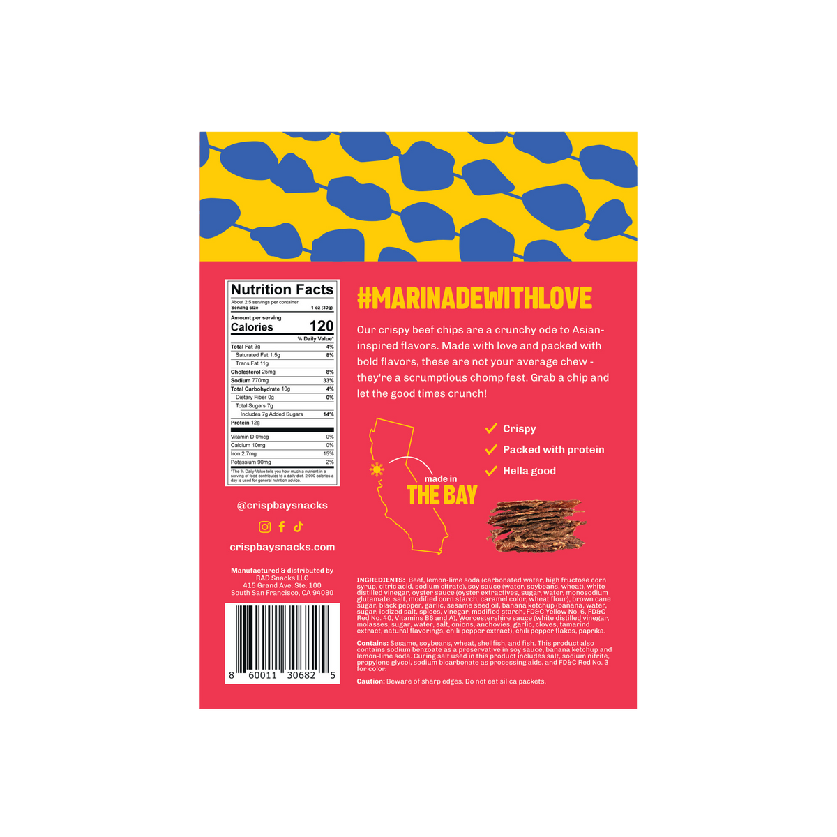 CRISPBAY Filipino BBQ Beef Chips | CRISPBAY